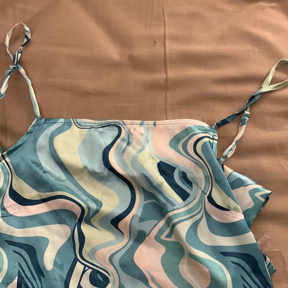 Dresses | Blue Swirl Dress | Poshmark